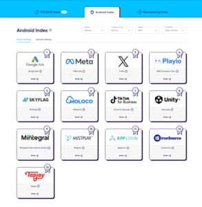 「AppsFlyer パフォーマンスインデックス 第16版」ランクインのお知らせ - 株式会社Skyfall